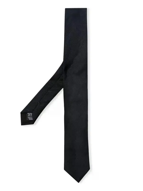 BOSS Silk Jacquard Tie - Black