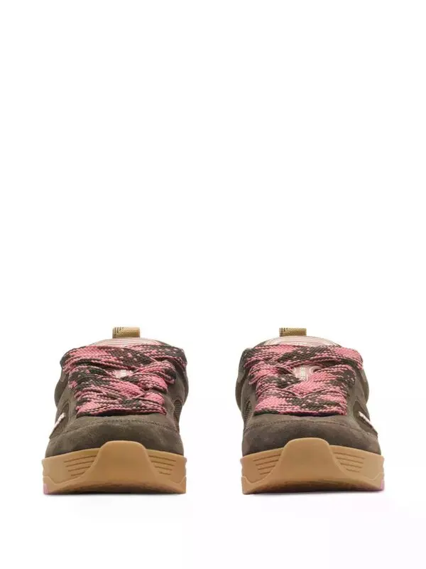Burberry Equestrian Knight Suede Trainers - Brown