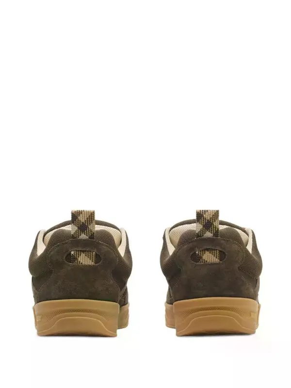 Burberry Equestrian Knight Suede Trainers