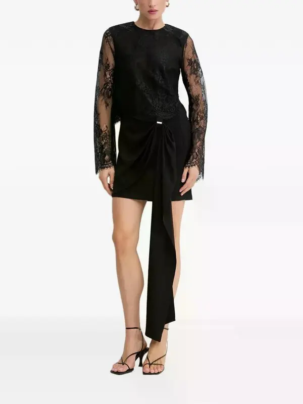 Bardot Lace Long-sleeve Top