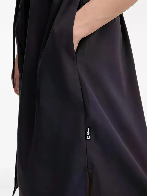 JACK WOLFSKIN Drawstring Shirt Dress