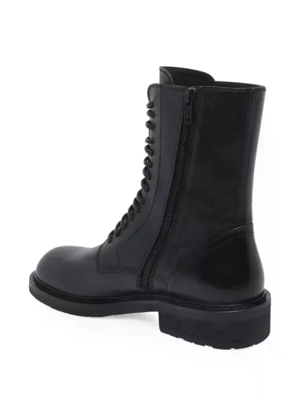 ANN DEMEULEMEESTER Danny Lace-up Ankle Boots