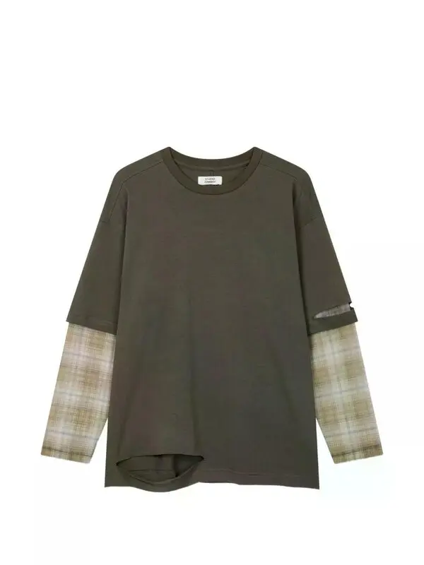 STUDIO TOMBOY Layered Distressed T-shirt