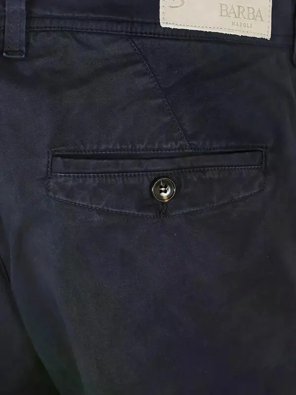 BARBA NAPOLI Buttoned Cargo Shorts