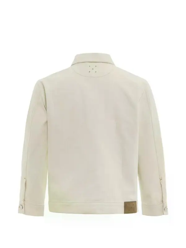 POP TRADING COMPANY Drs Logo-embroidered Denim Jacket