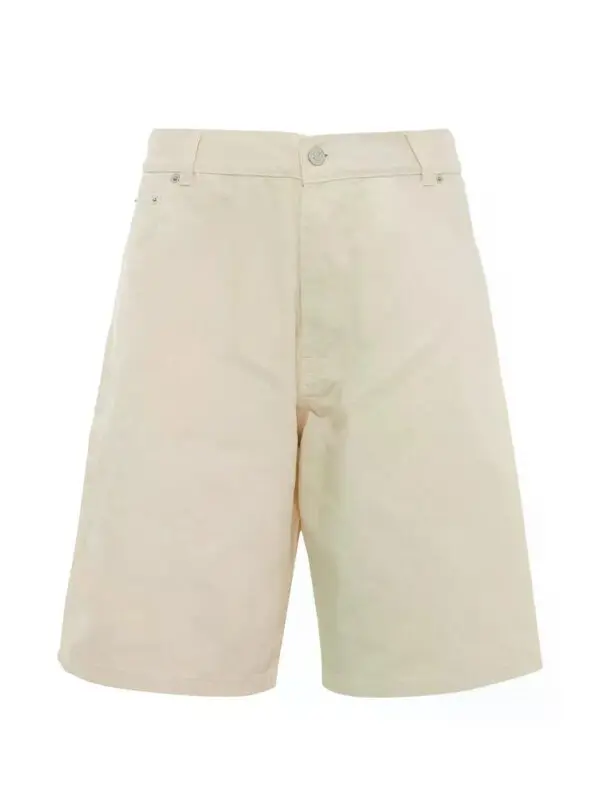 POP TRADING COMPANY Logo-patch Cotton Shorts
