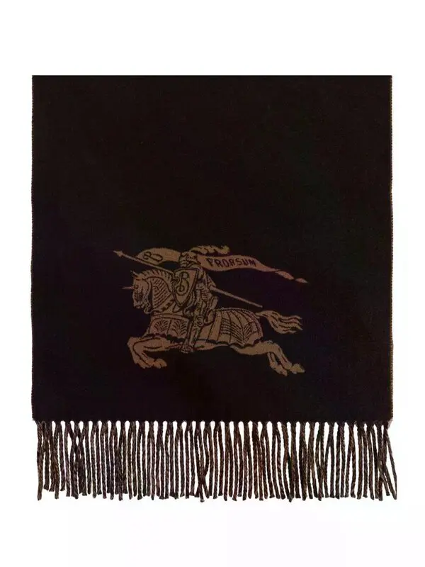 Burberry Reversible Ekd Cashmere Scarf