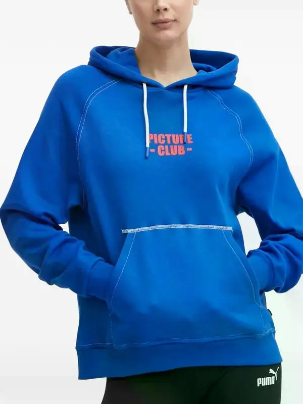 PICTURE ORGANIC CLOTHING Kuray Graphic-print Hoodie With Drawstring Hood
