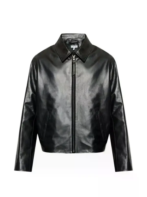 Loewe Zip-up Leather Jacket