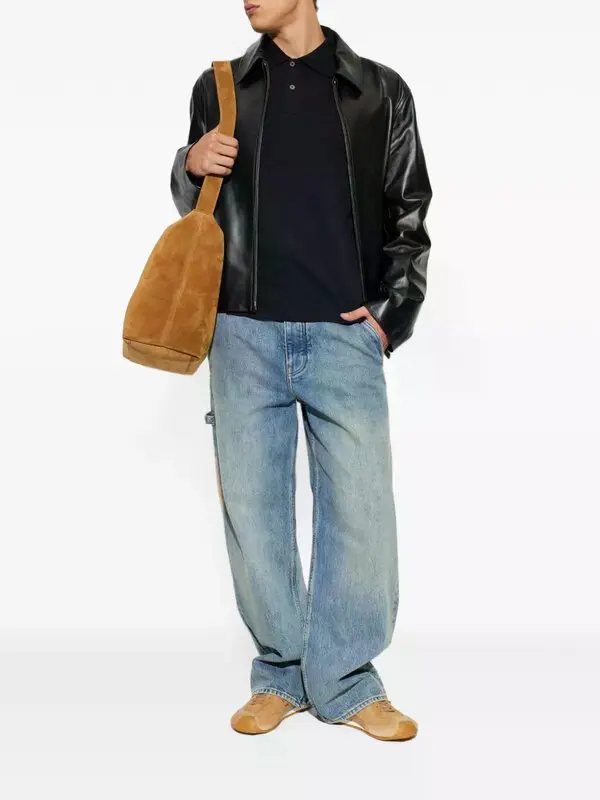Loewe Zip-up Leather Jacket