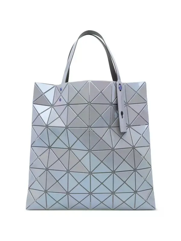 Issey Miyake Geometric Paneled Tote Bag - Grey