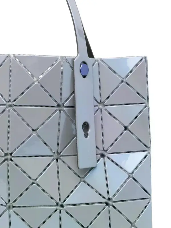 Issey Miyake Geometric Paneled Tote Bag - Grey