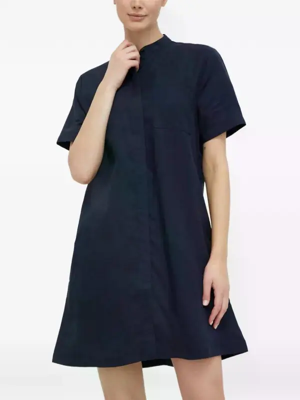 JACK WOLFSKIN Chest-pocket Shirt Mini Dress - Blue