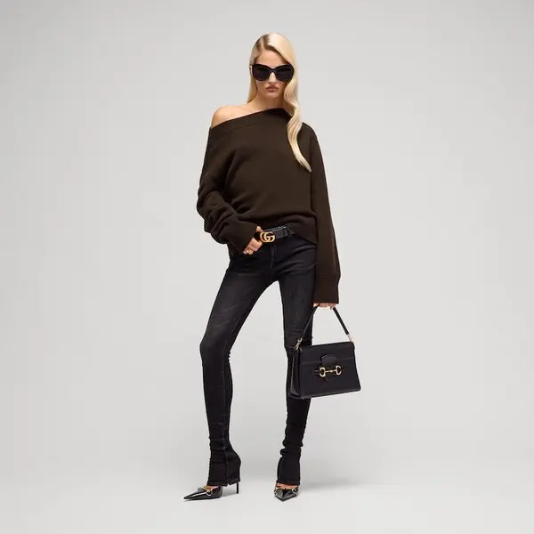 Gucci Knit Cashmere Sweater With Embroidery