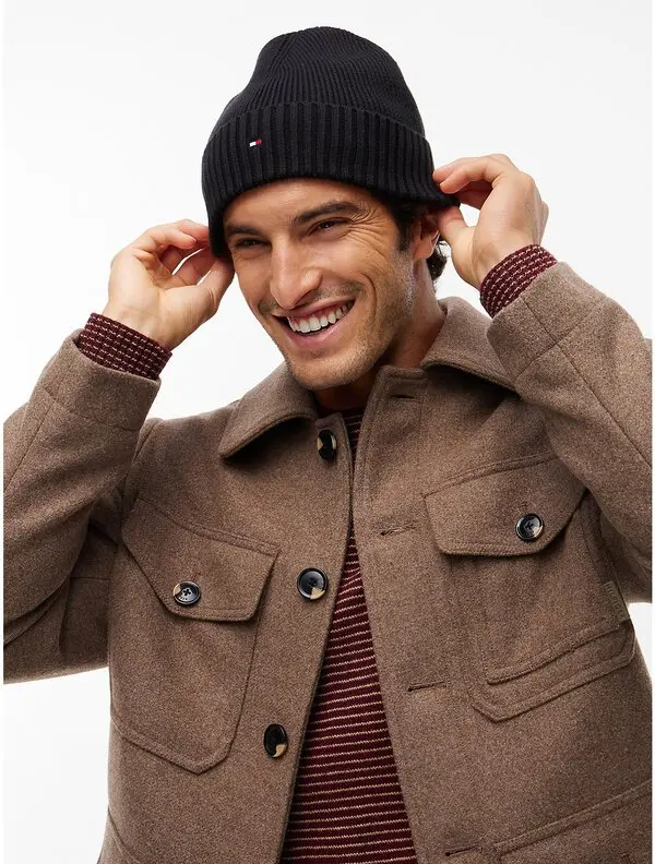 Tommy Hilfiger Cotton-cashmere Blend Beanie