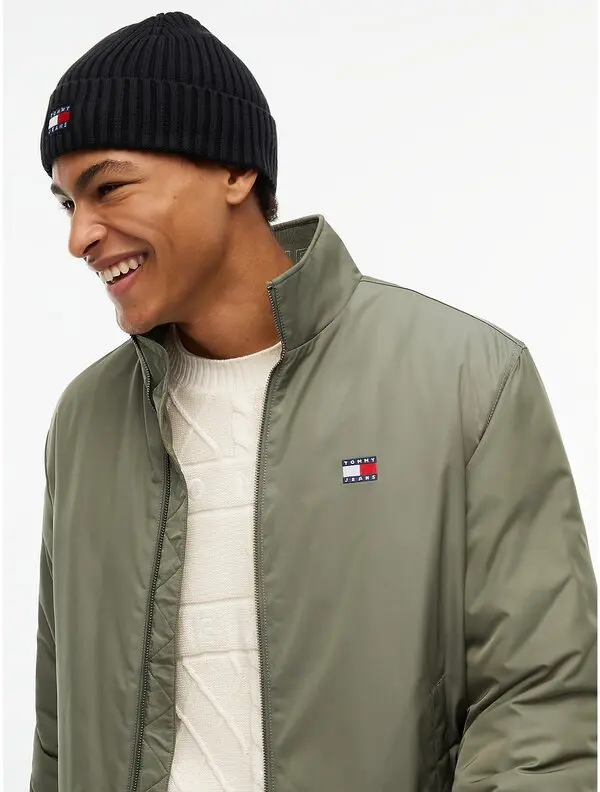 Tommy Hilfiger Badge Rib Knit Beanie