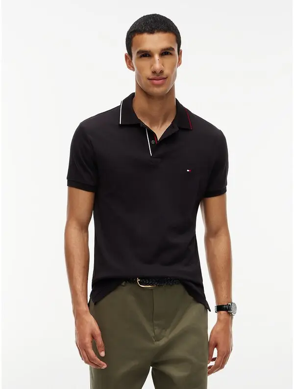 Tommy Hilfiger Slim Fit Smooth Cotton Polo