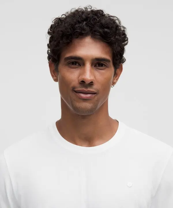 Lululemon Mesh Pique Tennis Short Sleeve Shirt - White