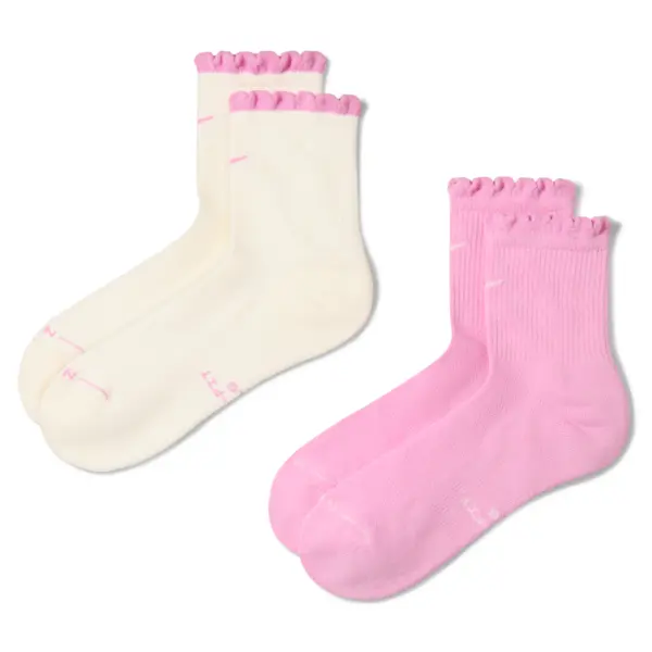 Nike Everyday Elevated Scallop Micro-crew Socks - Multicolor