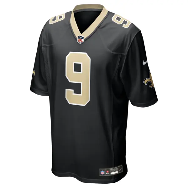 Nike Drew Brees New Orleans Saints Retired Nfl Game Jersey - Black