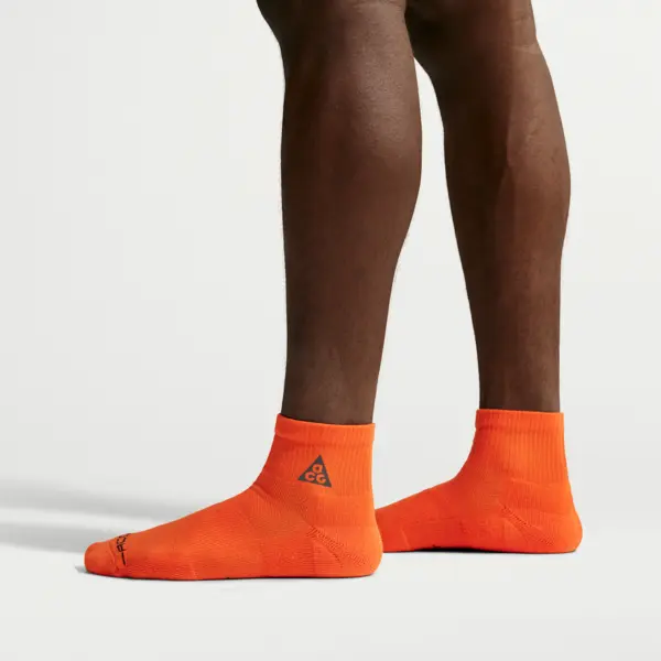 Nike Everyday Elevated Ankle Socks - Orange