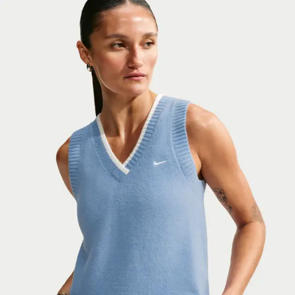 Nike Sportswear Chill Knit Loose Sweater Vest - Blue