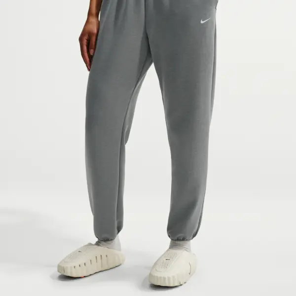Nike Studio Fleece Sport Dri-fit Mid-rise Pants - Grey