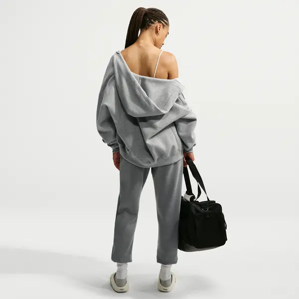 Nike Studio Fleece Sport Dri-fit Mid-rise Pants - Grey