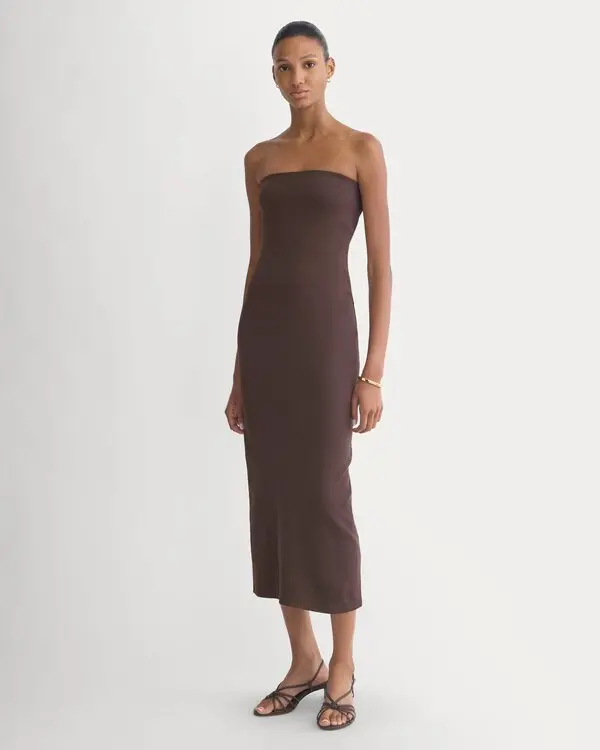 Everlane Form Tube Dress - Coffee Bean
