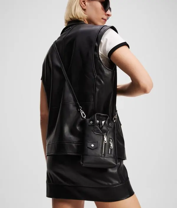 Karl Lagerfeld Ikon Biker Jacket Crossbody Bag