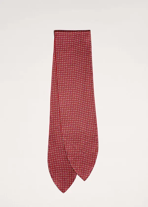 ME+EM Squa Geo Print Evening Scarf - Red