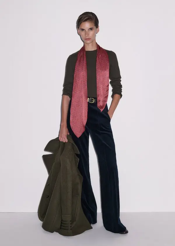 ME+EM Squa Geo Print Evening Scarf