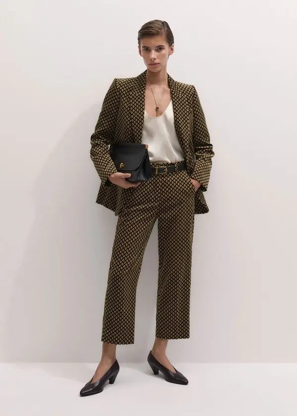 ME+EM Sharp Shoulder Blazer
