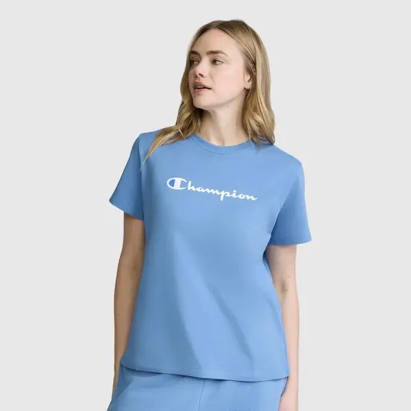 Champion Classic T-shirt, Script Logo - Riviera