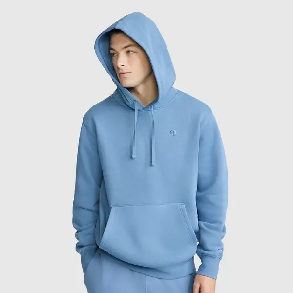 Champion Powerblend Hoodie, C Logo
