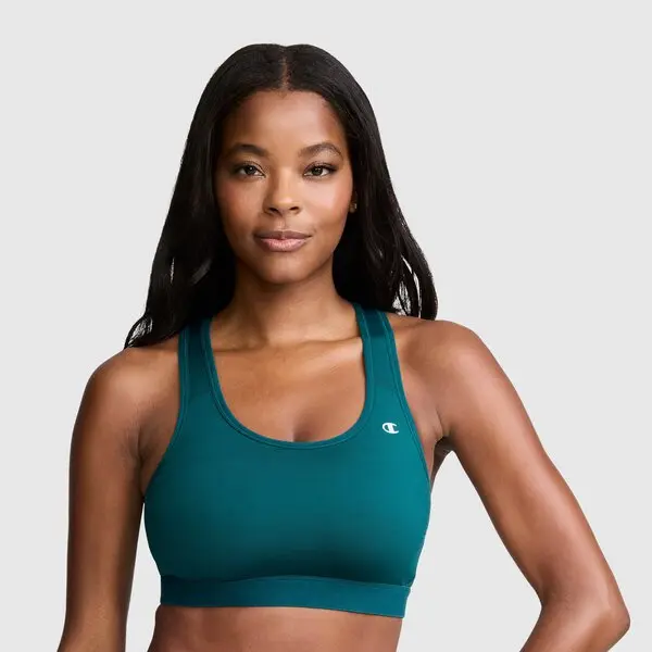 Champion Compression Sports Bra, C Logo