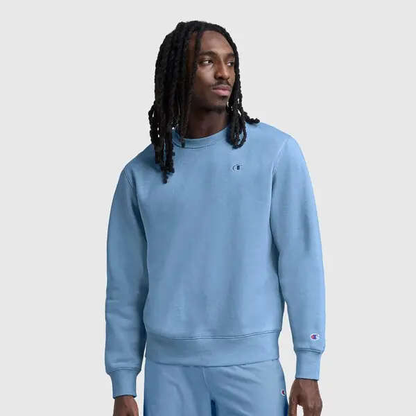Champion Powerblend Crewneck Sweatshirt, C Logo