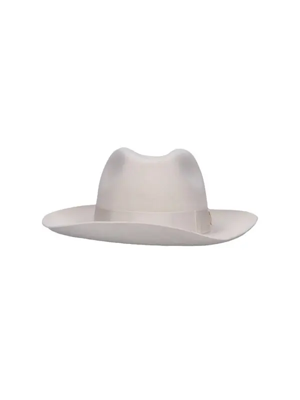 Borsalino Hat "amedeo - White