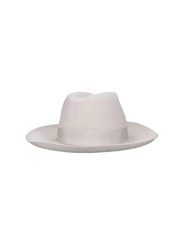 Borsalino Amedeo Fedora - White