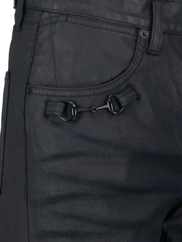 Gucci Flared Jeans "horsebit