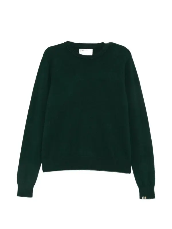 Extreme Cashmere Crew Neck Long Sleeve Sweater - Green