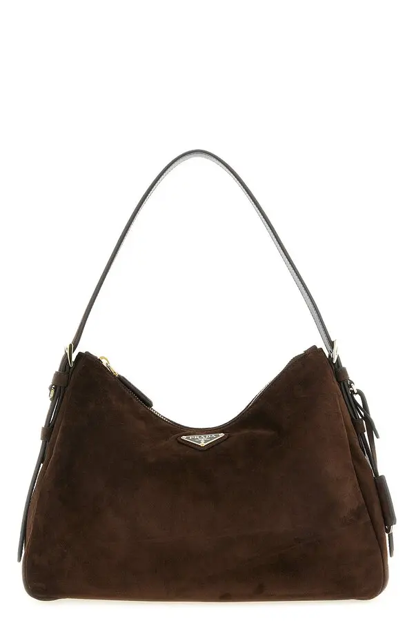 Prada Aimée' Medium Shoulder Bag - Brown