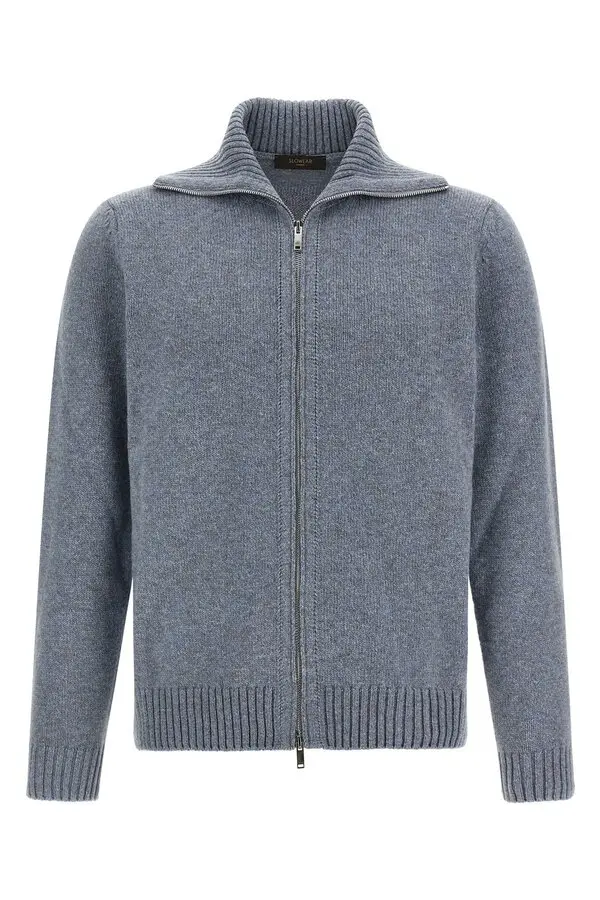 ZANONE Virgin Wool Cardigan - Blue