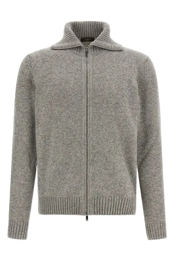 ZANONE Virgin Wool Cardigan - Gray