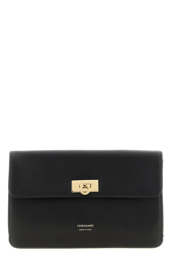 FERRAGAMO Harley' Clutch - Black