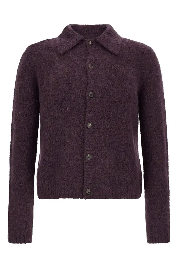 Dries Van Noten Mora' Cardigan - Purple