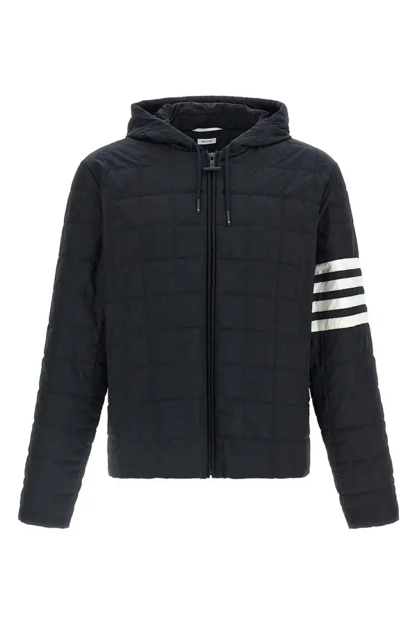 Thom Browne 4bar' Ripstop Shiny Jacket
