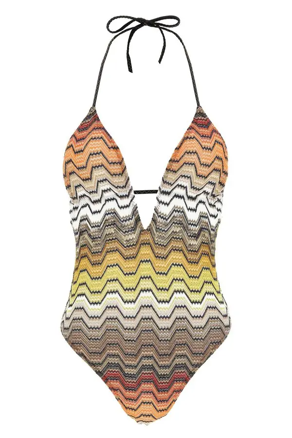Missoni Greek Pattern One-piece Swimsuit - Multi