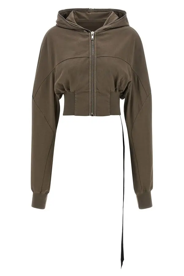 Rick Owens Collage Gimp' Hoodie - Gray