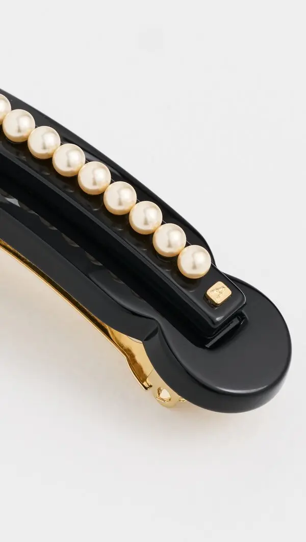 Alexandre De Paris Swarovski Pearl Barrette